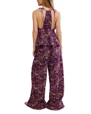 Free People Tangled Lights Printed Pajama Set