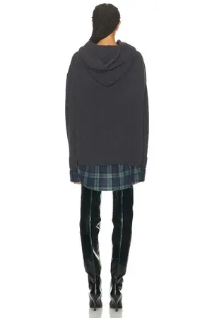 Acne Studios Krisp Cotton Flannel Hoodie
