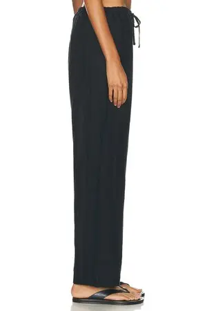 DEIJI STUDIOS Double Waist Linen Pant