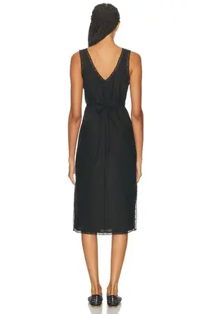 COU COU Iris Slip Dress - Black
