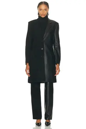 Helmut Lang Mixed Leather Jacket