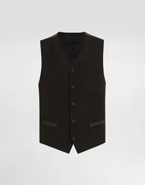 Dolce & Gabbana Wool And Silk Vest