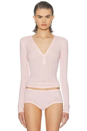 NEGATIVE UNDERWEAR Whipped Henley Shell