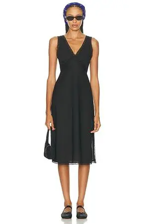 COU COU For Fwrd The Iris Slip Dress - Black