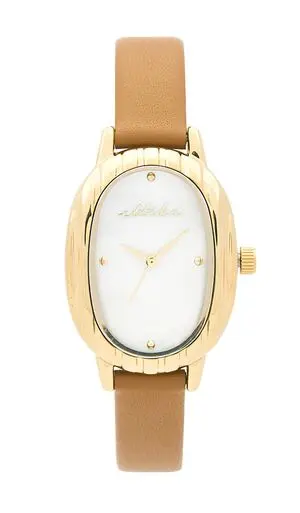 Ettika Harper Timeless Texture Leather Watch
