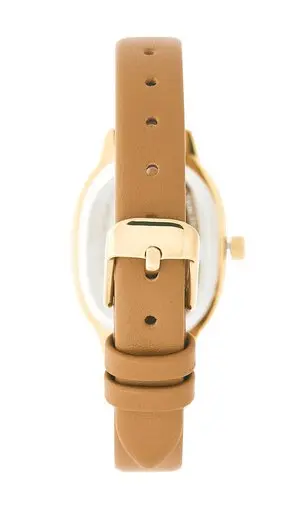 Ettika Harper Timeless Texture Leather Watch