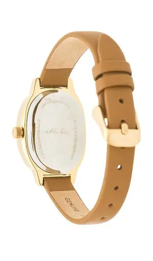 Ettika Harper Timeless Texture Leather Watch