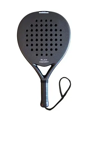 PLAY HENRY Seaview 3k Carbon Fiber Padel Racquet In Black - Coal Black