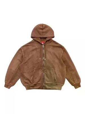 Eckhaus Latta Bison Zip-front Hoodie