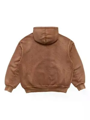 Eckhaus Latta Bison Zip-front Hoodie