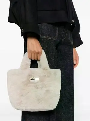 Herno Faux-fur Tote Bag