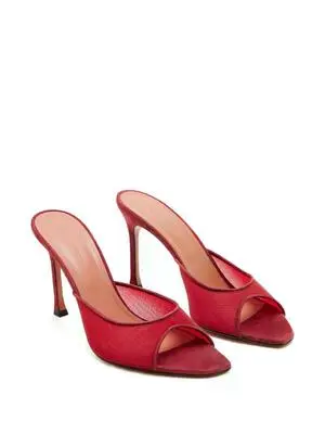 Amina Muaddi 95mm Alexa Sandals - Red
