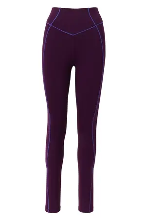 Free People Level Up Leggings Black Cherry