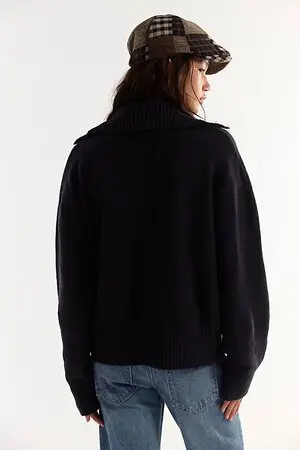 Free People Trading Up Polo - Black