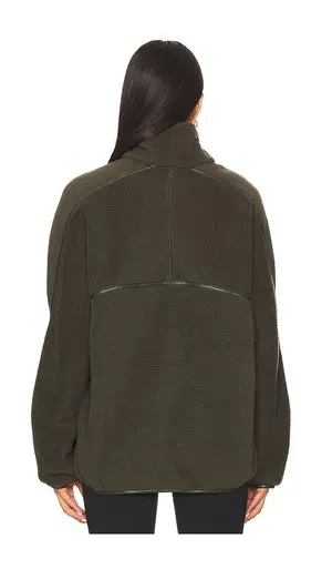LAMARQUE Helsa Fleece Sweater - Olive