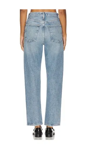 AGOLDE 90s Pinch Waist High Rise Straight Jeans - Blue