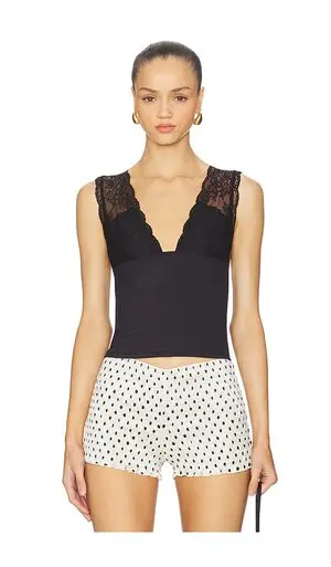 Free People Power Play Cami - Black