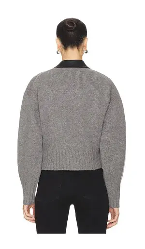 Simkhai Zofia Zipper Cardigan - Grey
