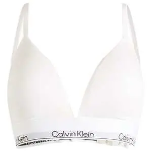 Calvin Klein Icon Lightly Lined Triangle Bra - White