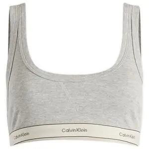 Calvin Klein Heritage Unlined Bralette - Grey Heather