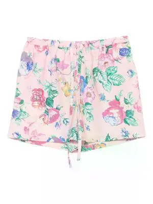 Moschino Floral Drawstring Shorts