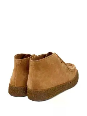 Camper Peu Terreno Suede Lace-up Desert Boots - Brown
