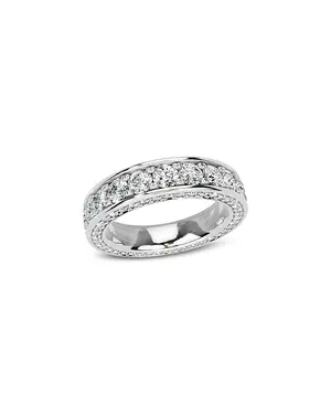 Bloomingdale'S 14k Diamond Eternity Ring 3.0 Tcw - White Gold