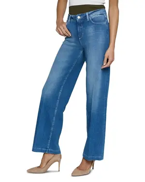 L'AGENCE Scottie High-rise Wide-leg Jeans - Sullivan