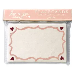JULISKA Love You More Place Cards, Set Of 12