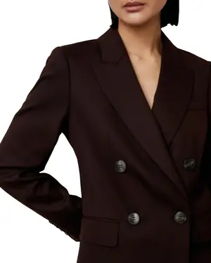 REISS Petite Double Breasted Blazer