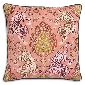 SKY Bengal Tiger Decorative Pillow, 20 X 20 Exclusive - Coral