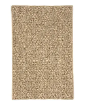 DASH & ALBERT Dash Albert Annie Selke Rda430 Diamond Natural Sisal Area Rug, 2'6x8'0