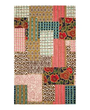 DASH & ALBERT BY ANNIE SELKE Dash Albert Annie Selke Da1973 Elm Patchwork Area Rug, 8'0x10'0