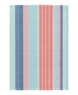DASH & ALBERT Dash Albert Annie Selke Da1089 Aruba Stripe Area Rug, 2'6x8'0 - Multi