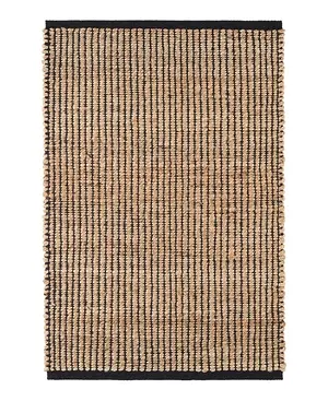 DASH & ALBERT Dash Albert Annie Selke Da975 Gridwork Area Rug, 5'0x8'0 - Black