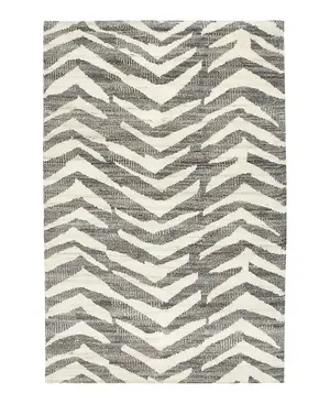 DASH & ALBERT BY ANNIE SELKE Dash Albert Annie Selke Da1913 Farah Area Rug, 2'6x8'0 - Gray