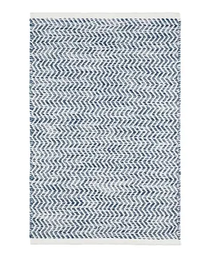 DASH & ALBERT Dash Albert Annie Selke Da1336 Coastal Indoor/outdoor Area Rug, 5'0x8'0 - Blue
