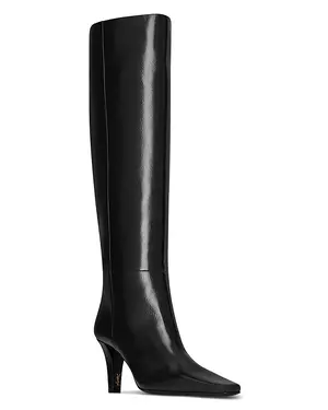 Saint Laurent Jill Smooth Leather Boots