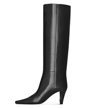 Saint Laurent Jill Smooth Leather Boots