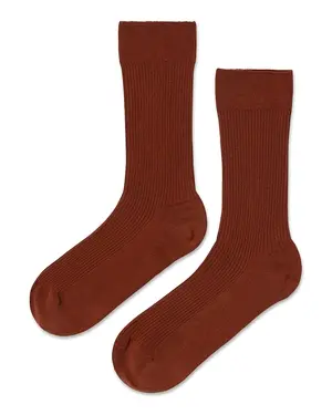 Jenni Kayne Classic Crew Socks - Rust