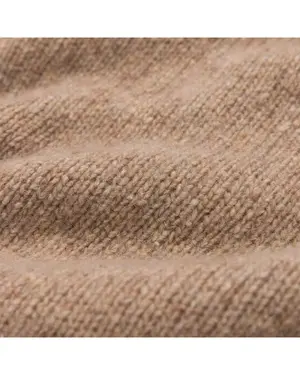 Jenni Kayne Burke Cashmere Polo Sweater - Camel Done