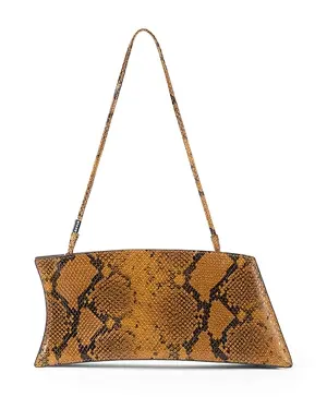 Staud Coco Leather Shoulder Bag - Snake