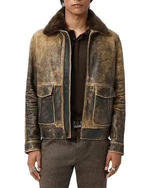 John Varvatos Atlas Vintage Leather Jacket