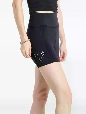 Under Armour High-waisted Logo Shorts - Black