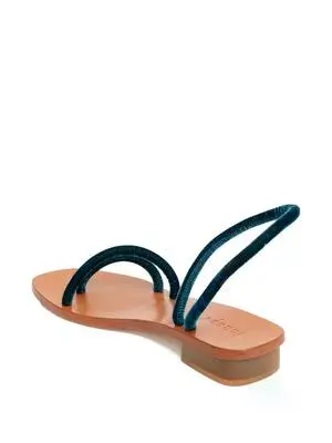 LANAPO Velvet-strap Sandals