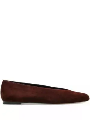 NEOUS Pointed-toe Suede Flats