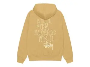 StÜssy Built In Usa Hoodie - Curry
