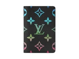 LOUIS VUITTON Pocket Organizer - Monogram Iridescent Gradient Black