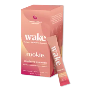 ROOKIE WELLNESS Wake: Natural Energy And Metabolism Support Raspberry Lemonade - One-color