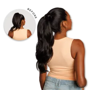 INH HAIR Jordynn Pony - Jet Black